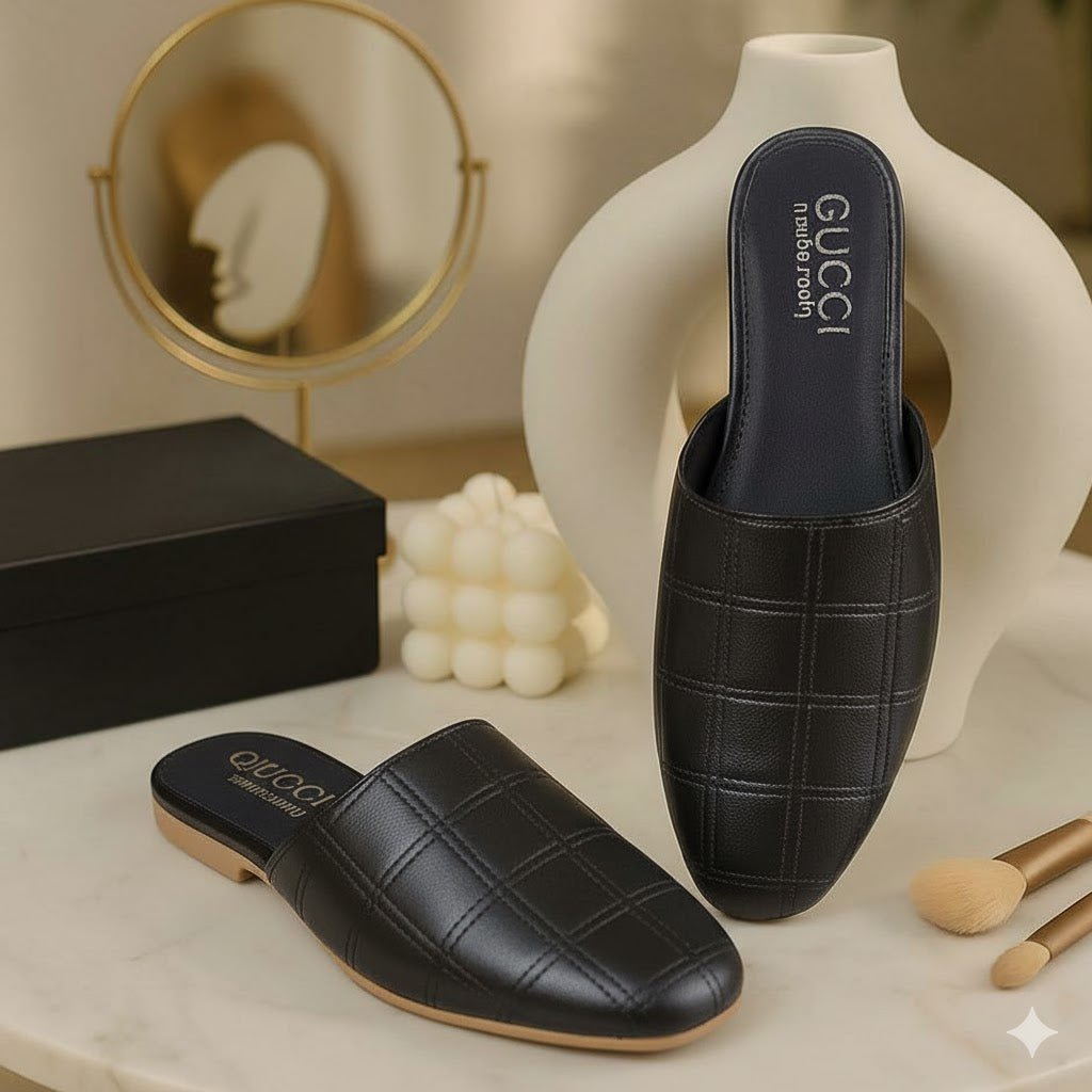 GUCCI |Elegant Quilted Slip-On Flats – KISMET